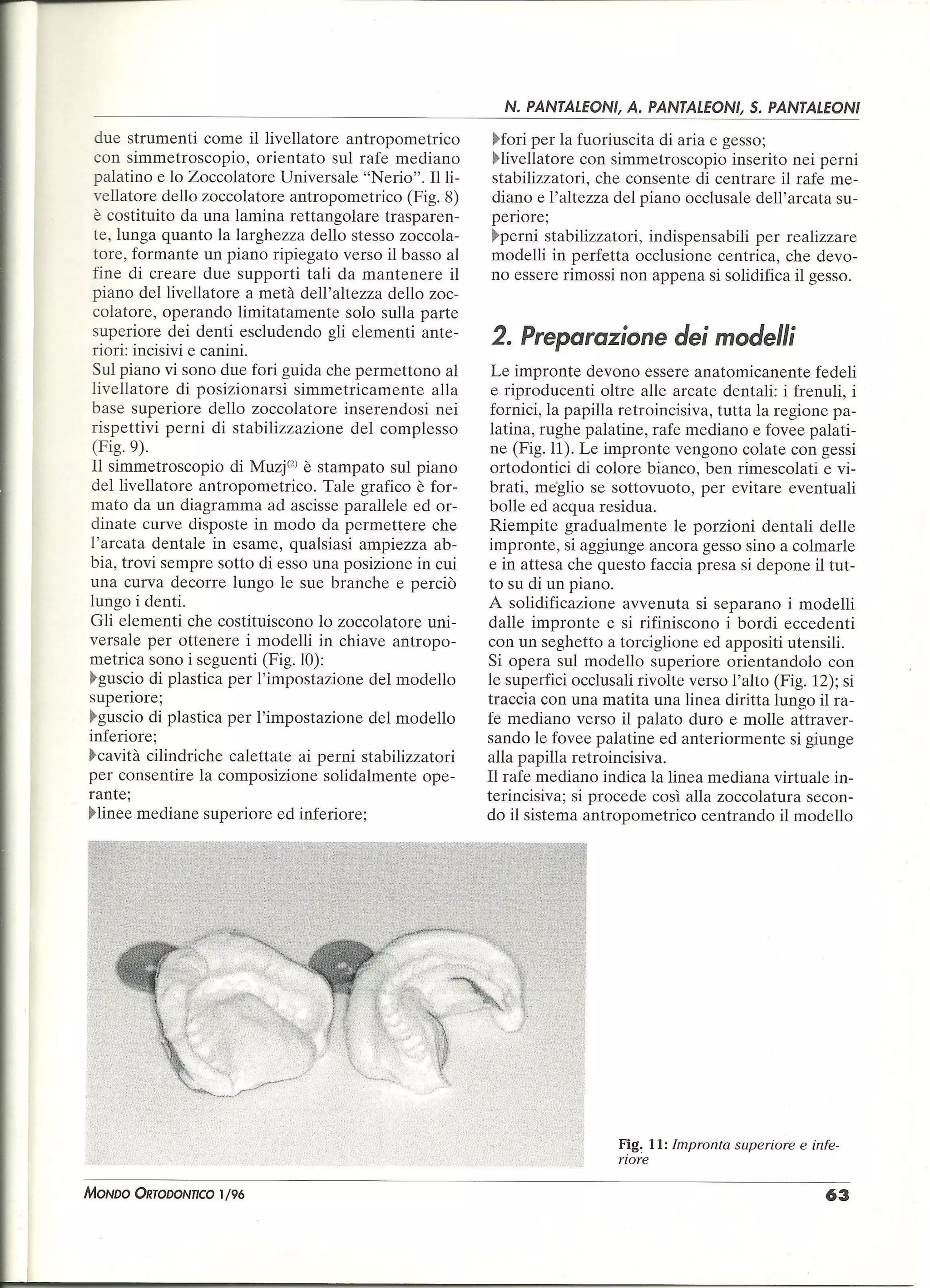 Mondo ortodontico - Estratto : Modello da museo o da studio ...