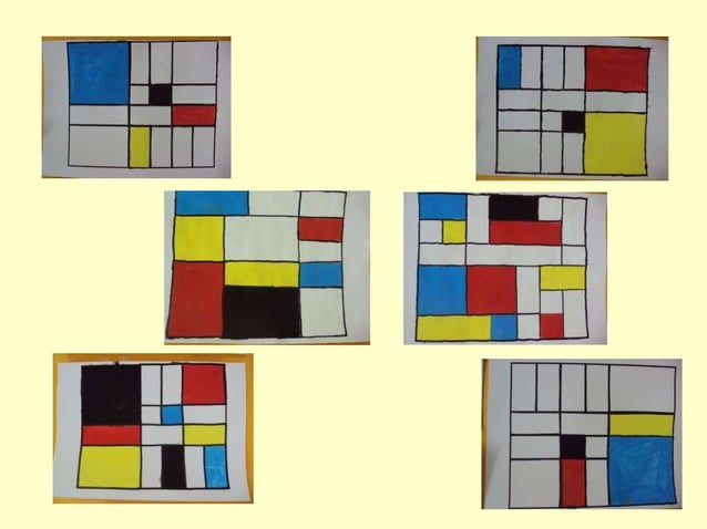 Primary colours- Mondrian | PPT | Arts and Crafts | Hobbies & Interests