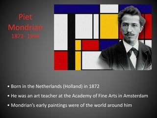 Piet Mondrian | PPTX
