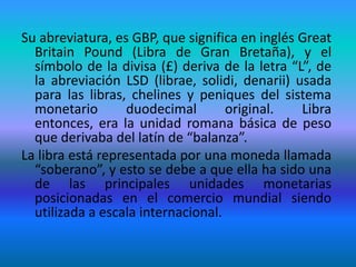 Significado De Libra En Ingles