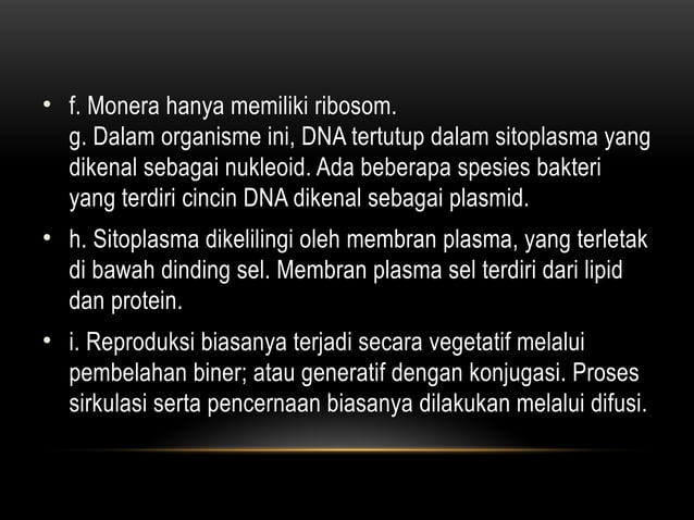 PRESENTASI MATERI MONERA (BAKTERI) KELAS X SMA | PPTX