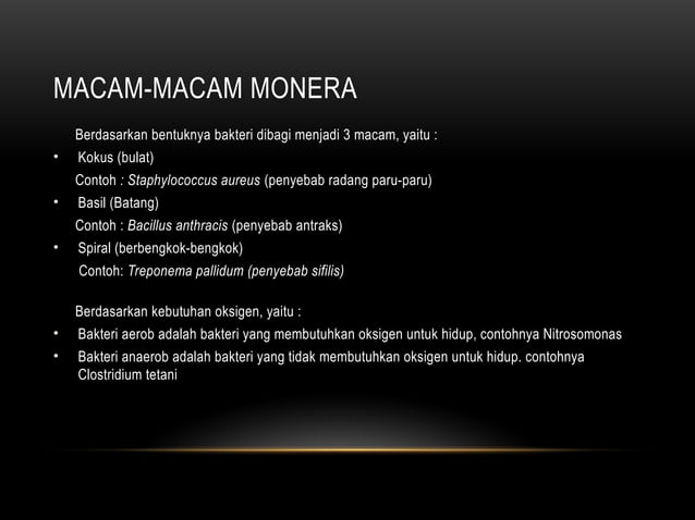 PRESENTASI MATERI MONERA (BAKTERI) KELAS X SMA | PPTX