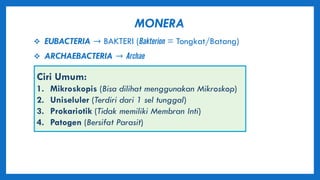 Monera-Biologi-Kelas X SMA I MA | PDF