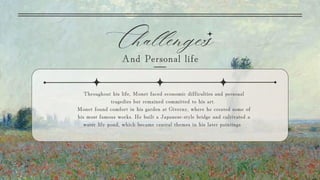 A short biography of Claude Monet french artist | PDF
