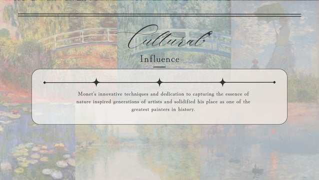 A short biography of Claude Monet french artist | PDF