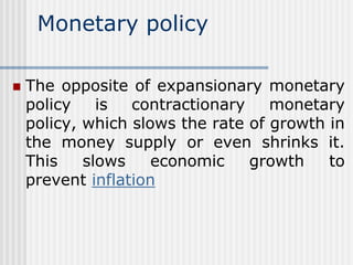 Monetary policy | PPT