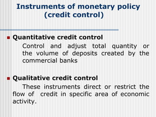 Monetary policy | PPT