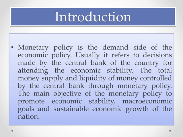 Monetary-Policy-Meaning-and-Objectives-(1).pdf | Consumer Banking ...