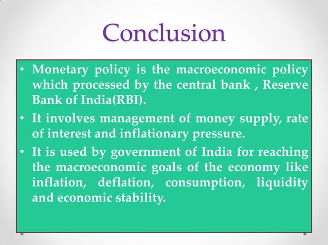Monetary-Policy-Meaning-and-Objectives-(1).pdf | Consumer Banking ...