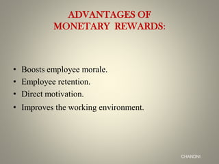 Monetary and non monetary rewads | PDF