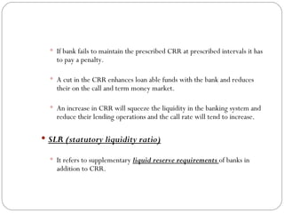 Monetary & credit policy | PPT