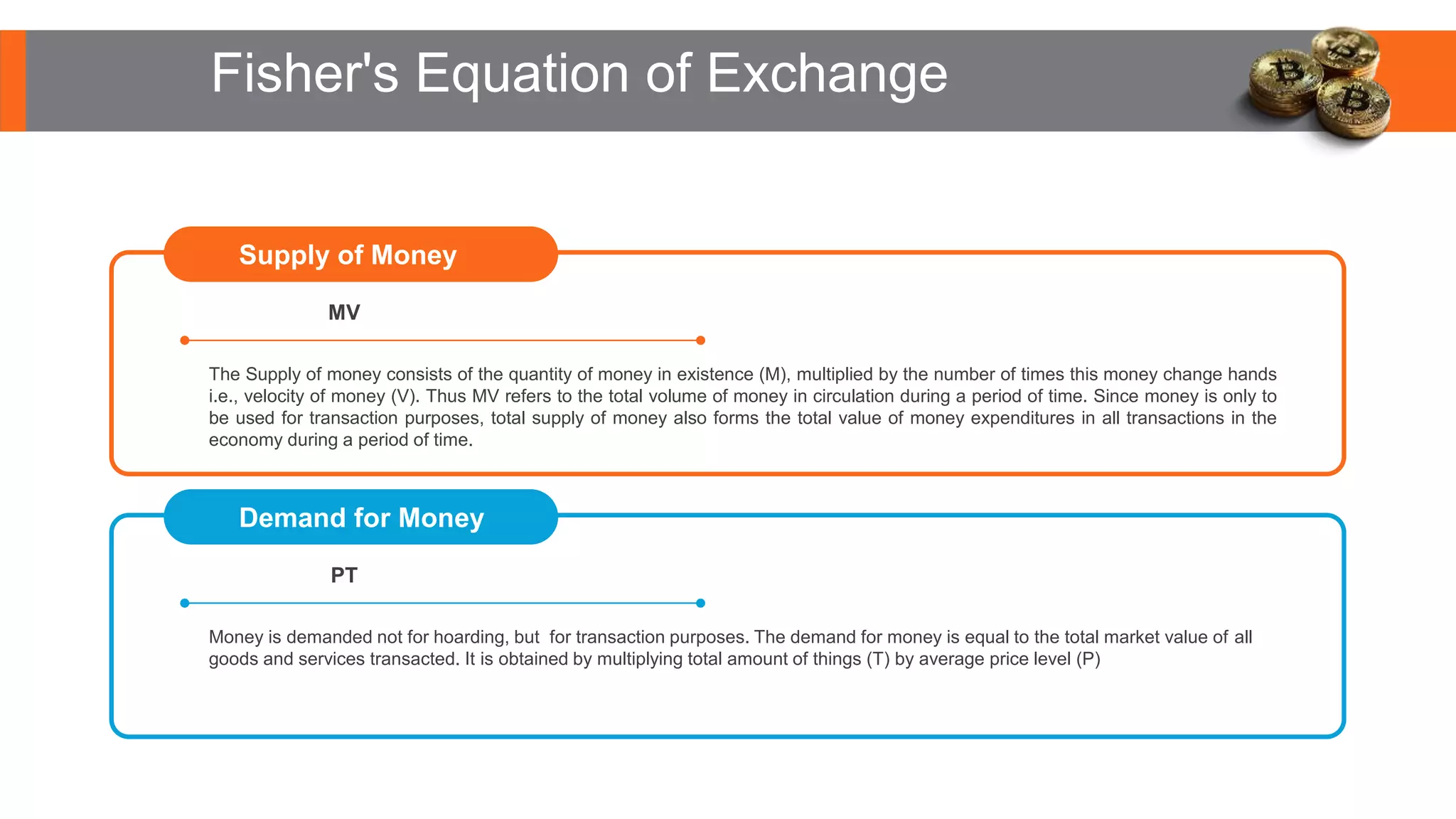 Monetary Economics-Quantity Theory of Money | PPTX