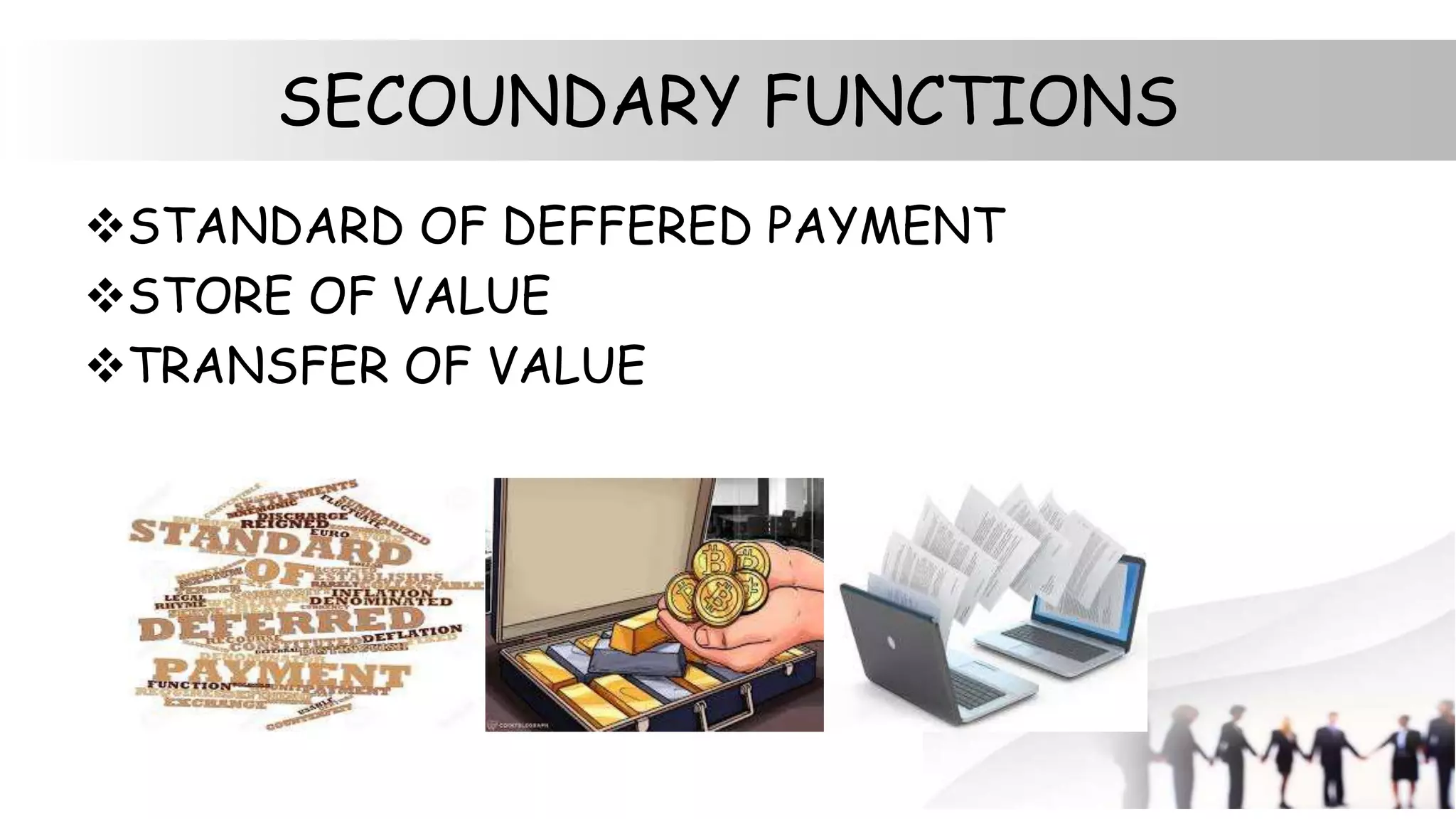 Evolution and Functions of Money | PPTX