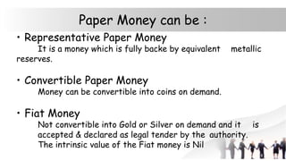 Evolution and Functions of Money | PPTX