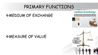 Evolution and Functions of Money | PPTX