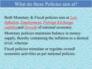 Monetary & fiscal policy | PPTX