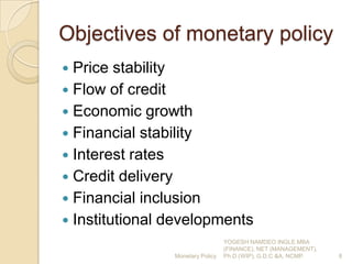 Monetary management | PPTX