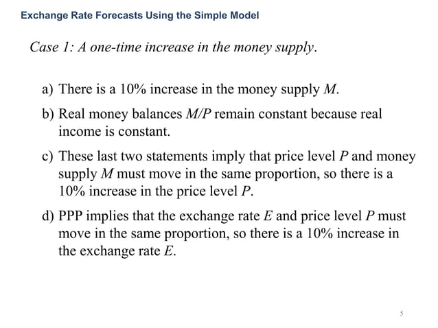 Monetary model of exchange rates | PDF
