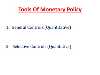 Monetary policies | PPT