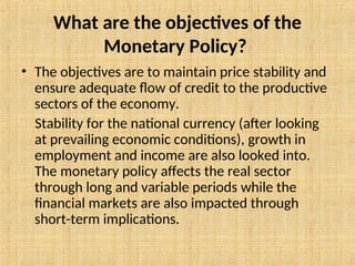 Monetary Policiesfull power point ppt.ppt