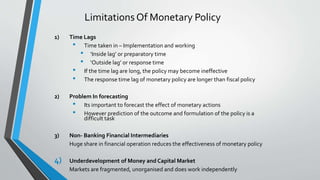 Monetary policy of RBI | PPTX