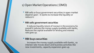 Monetary policy of RBI | PPTX