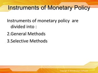 Monetary Policy | PPT