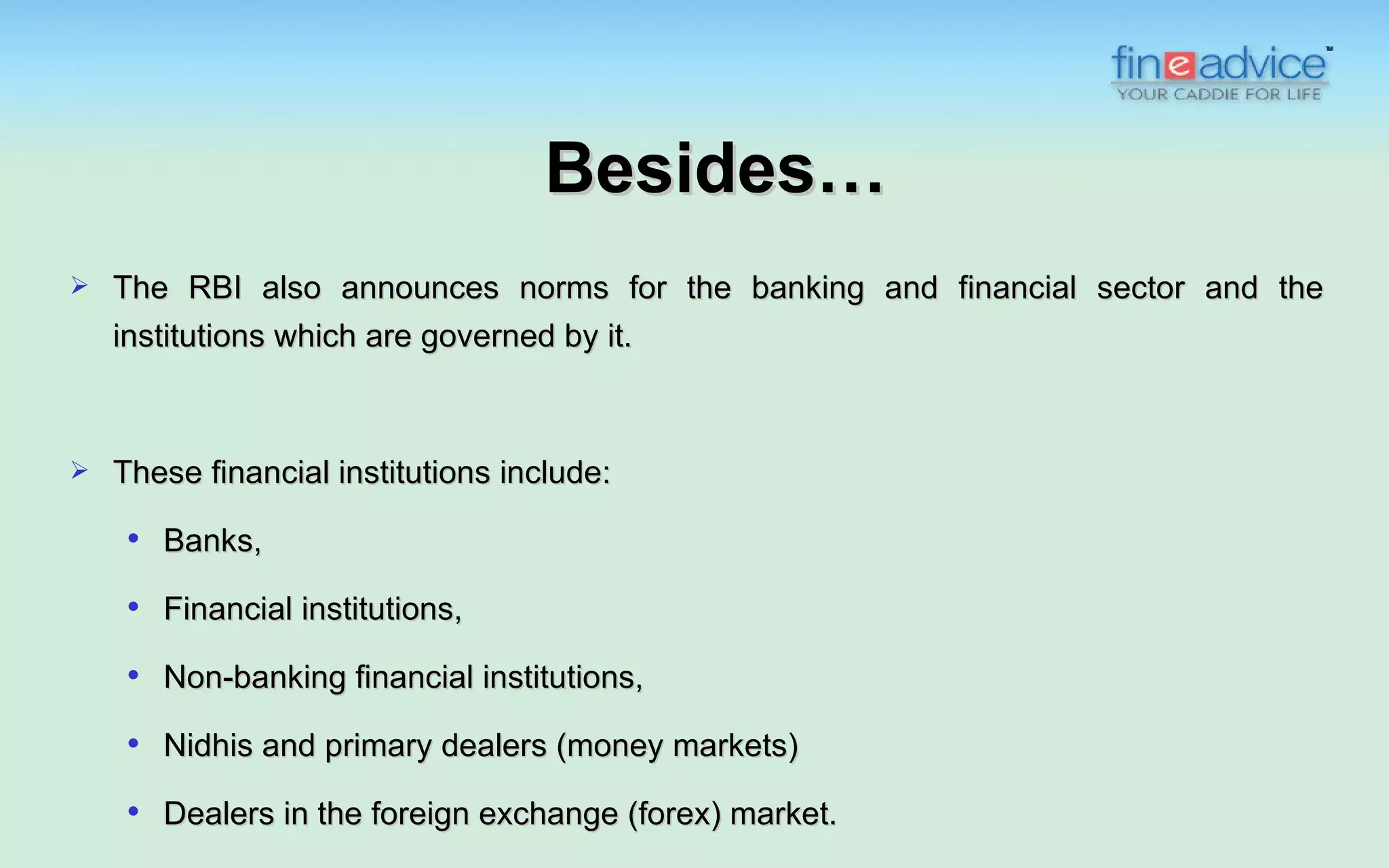 Monetary policy | PPT | Consumer Banking | Personal Finance