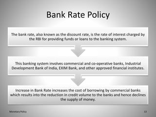 Monetary Policy | PPT