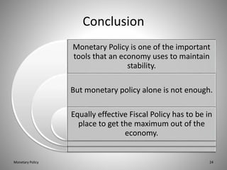 Monetary Policy | PPTX