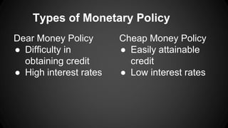 Monetary policy | PPTX