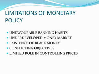 Monetary policy ppt | PPTX