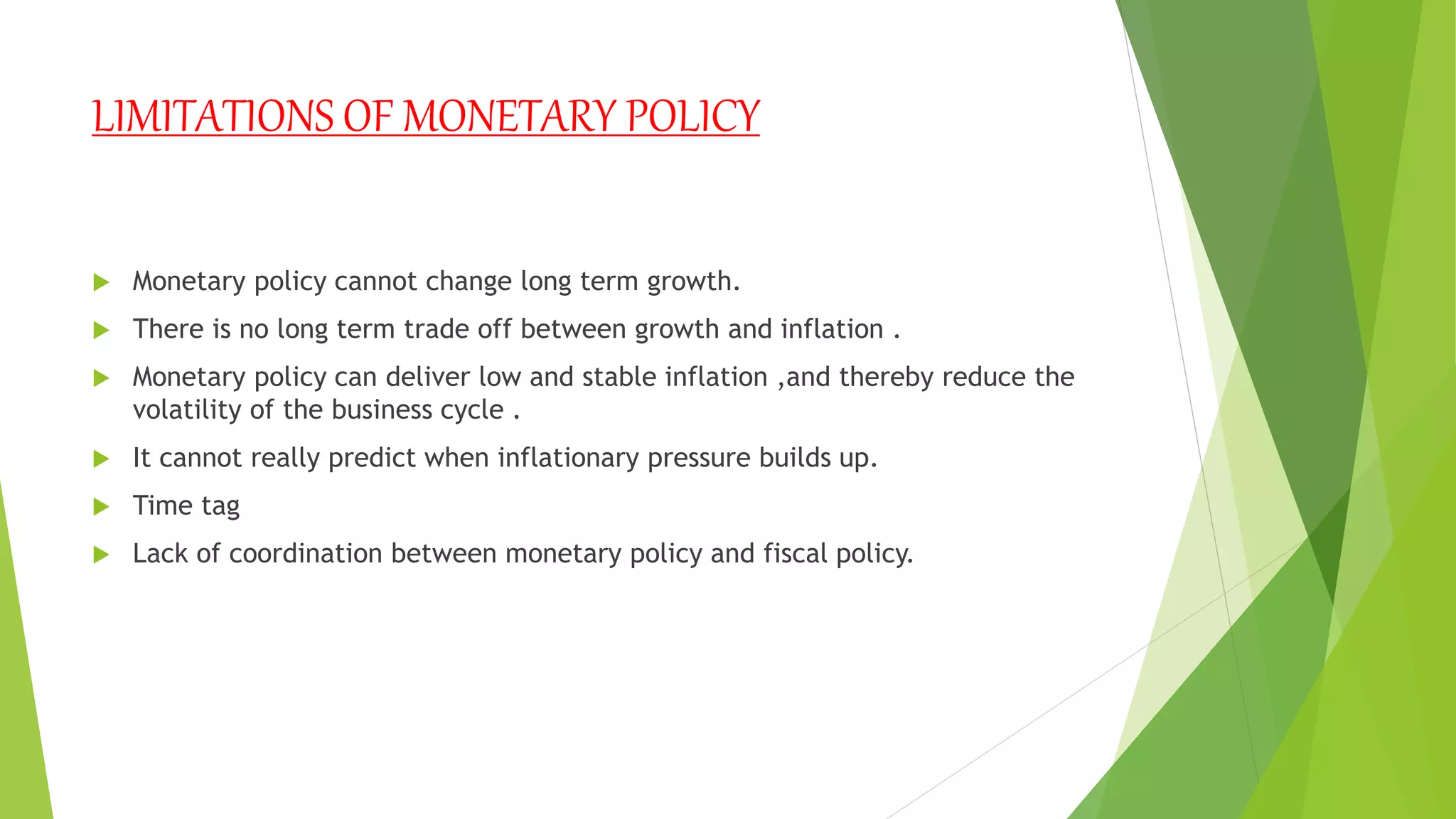 Monetary policy | PPTX