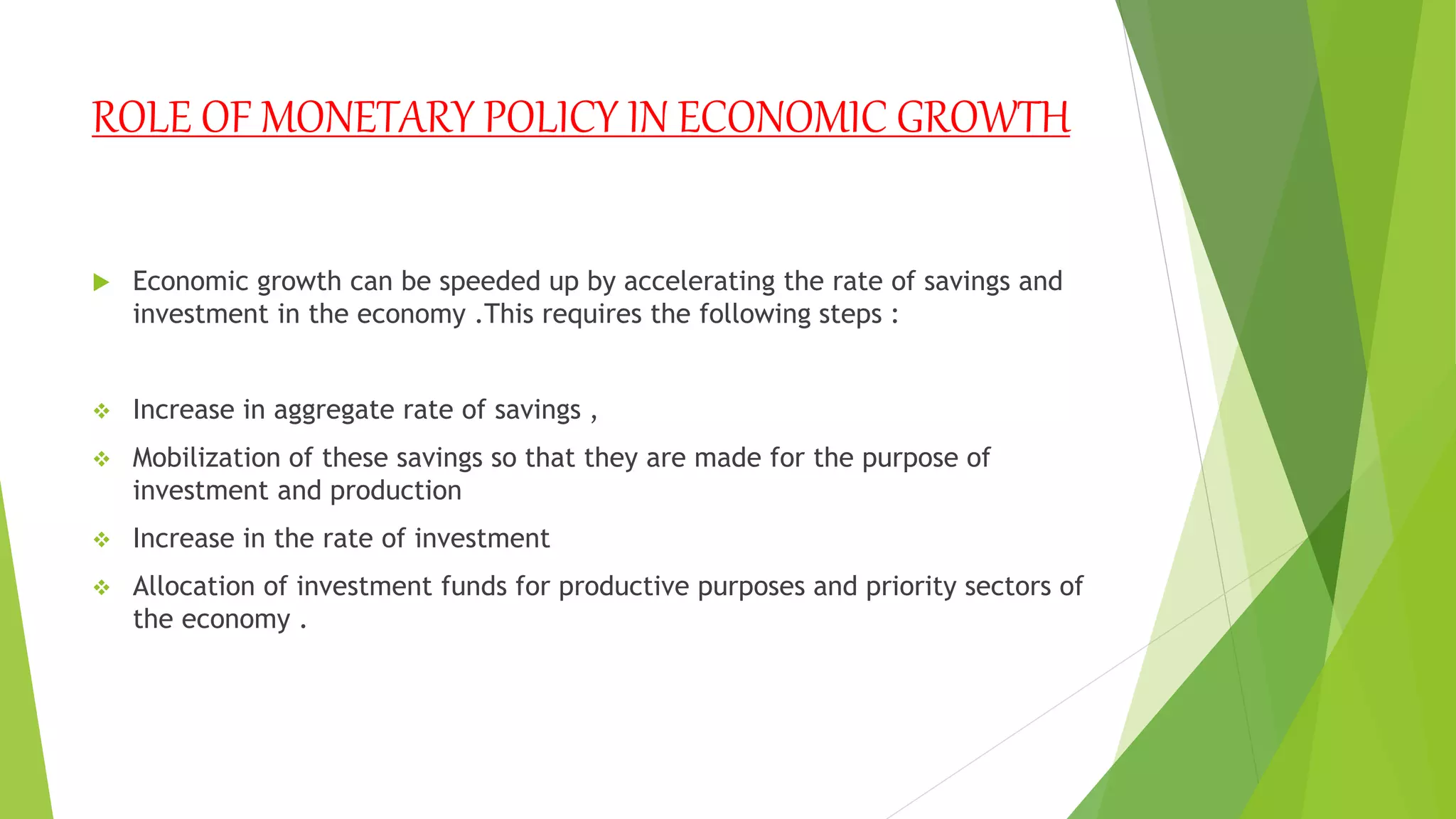 Monetary policy | PPTX
