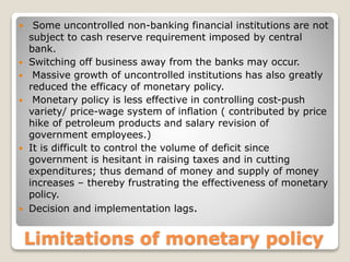 Monetary policy | PPTX