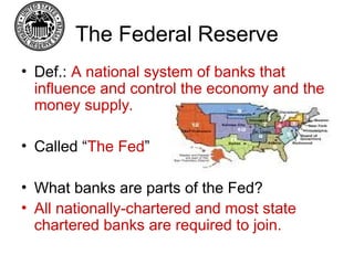 Monetary Policy Federal Resereve Naml.ppt