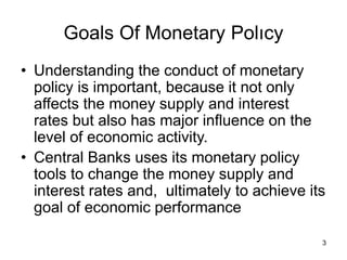 presentasi Monetary Policy-Goals and Target.ppt