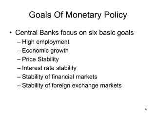 presentasi Monetary Policy-Goals and Target.ppt