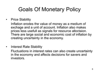 presentasi Monetary Policy-Goals and Target.ppt
