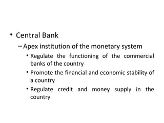 Monetary policy 1 0810 | PPT