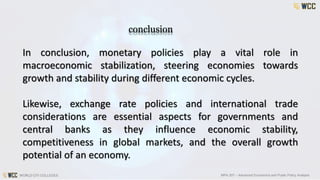 Monetary PolicY and Exchange rate in philippine public administration .pptx