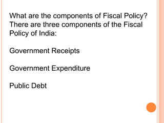 Monetary Policy and Fiscal Policy.pptx | Business Banking & Finance ...