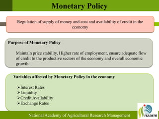 Monetary policy final... | PPT