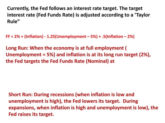 Monetary policy game | PPTX