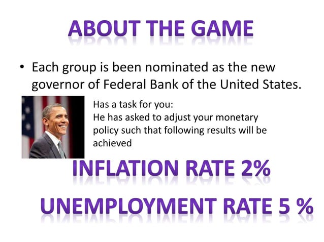 Monetary policy game | PPTX
