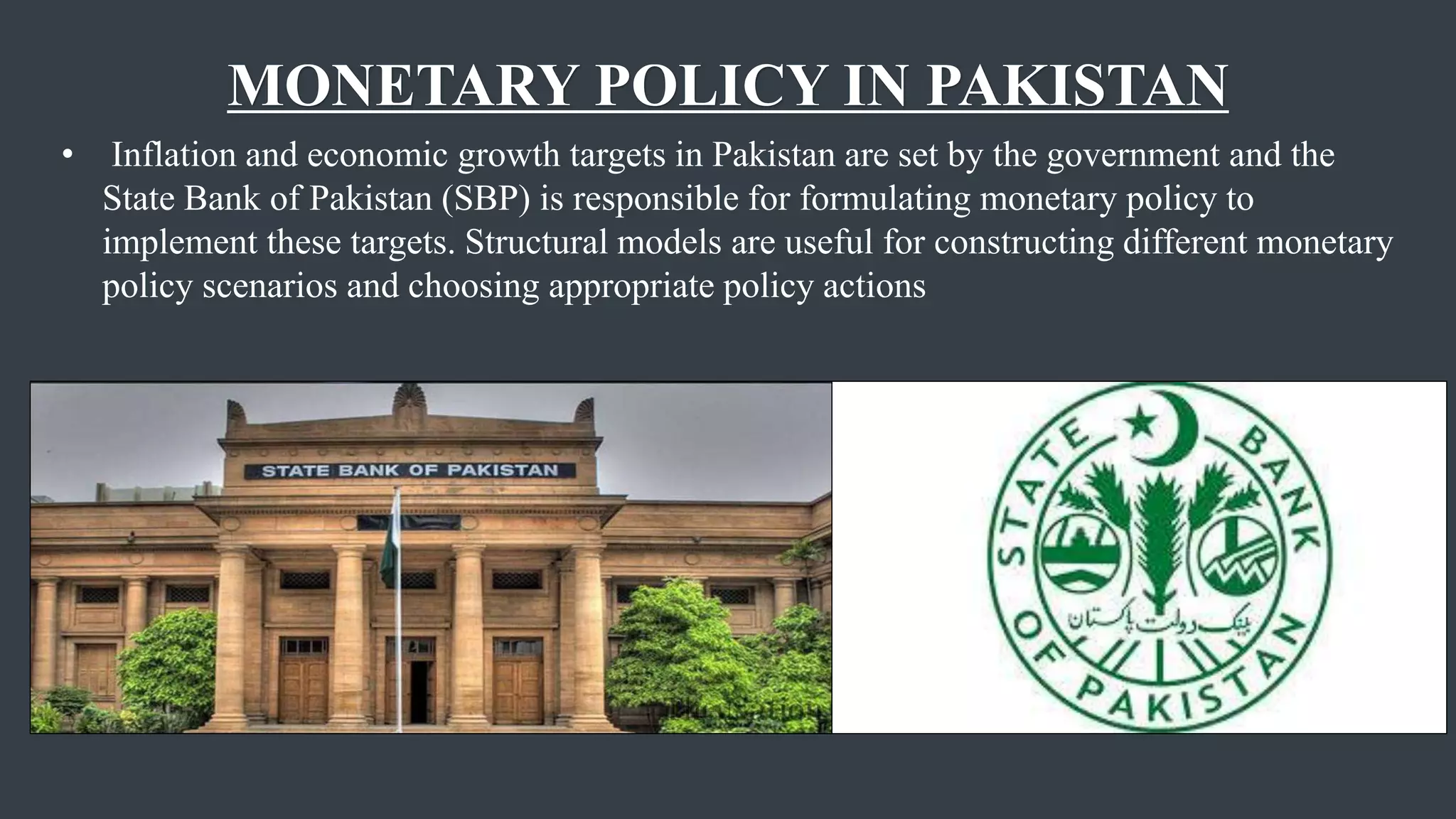 Monetary policy in pakistan | PPTX