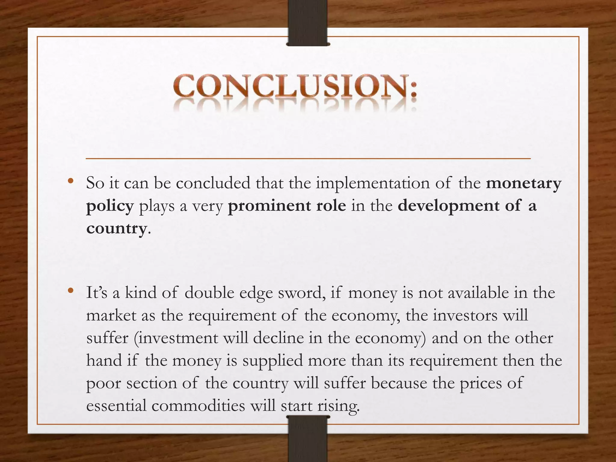 Monetary Policy Instruments: India | PPTX