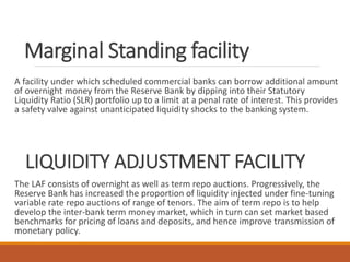 Monetary Policy Instruments: India | PPTX
