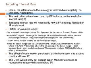 Monetary policy making process | PPT
