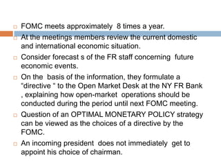 Monetary policy making process | PPT